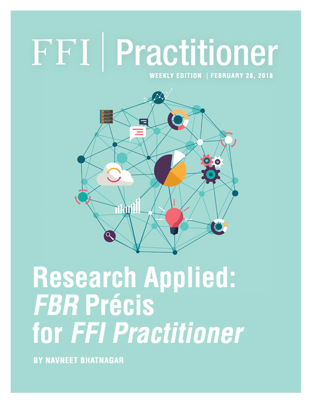 Research Applied: FBR Précis for FFI Practitioner-01