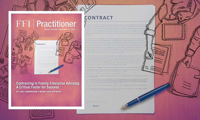 Contracting in Family Enterprise Advising: A Critical Factor for Success