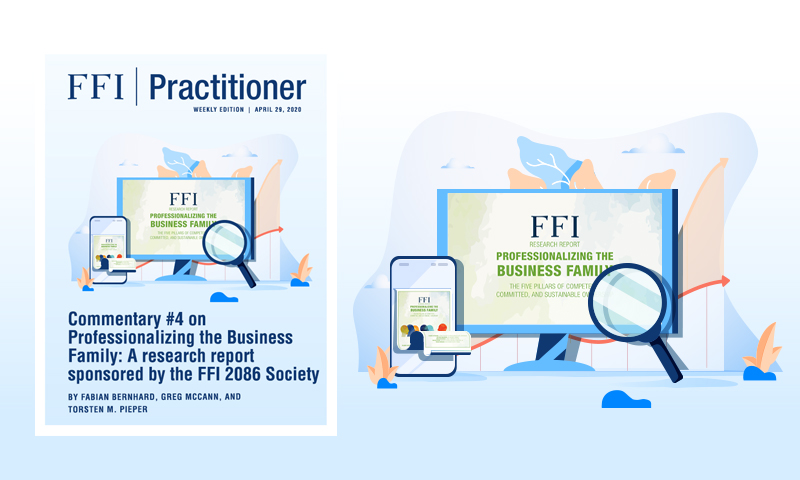 Commentary #4 on Professionalizing the Business Family: A research ...