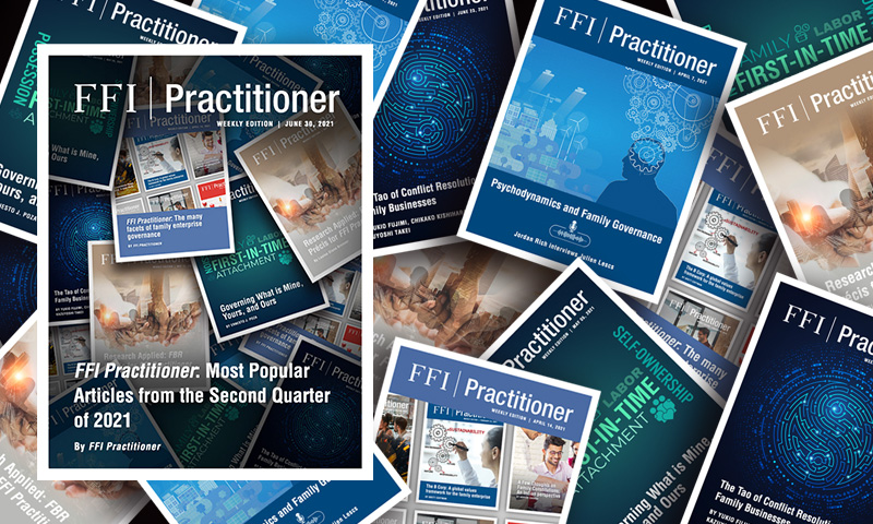 FFI Practitioner: Most Popular Articles from the Second Quarter of 2021