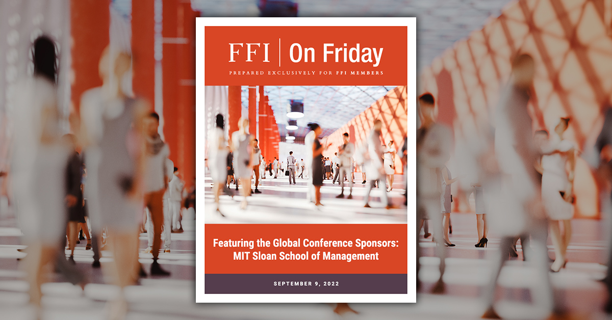 Featuring the Global Conference Sponsors: MIT Sloan School of Management