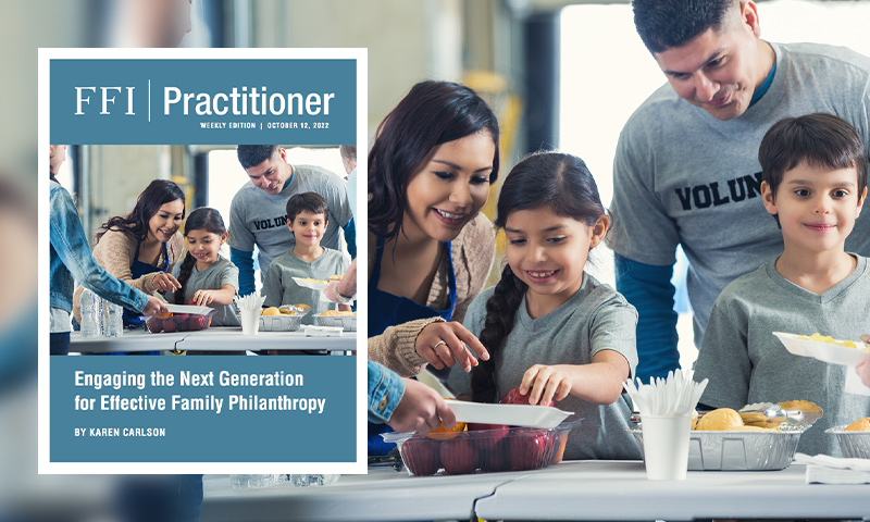 Engaging the Next Generation for Effective Family Philanthropy
