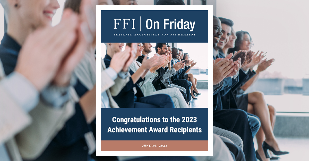 Congratulations to the 2023 Achievement Award Recipients