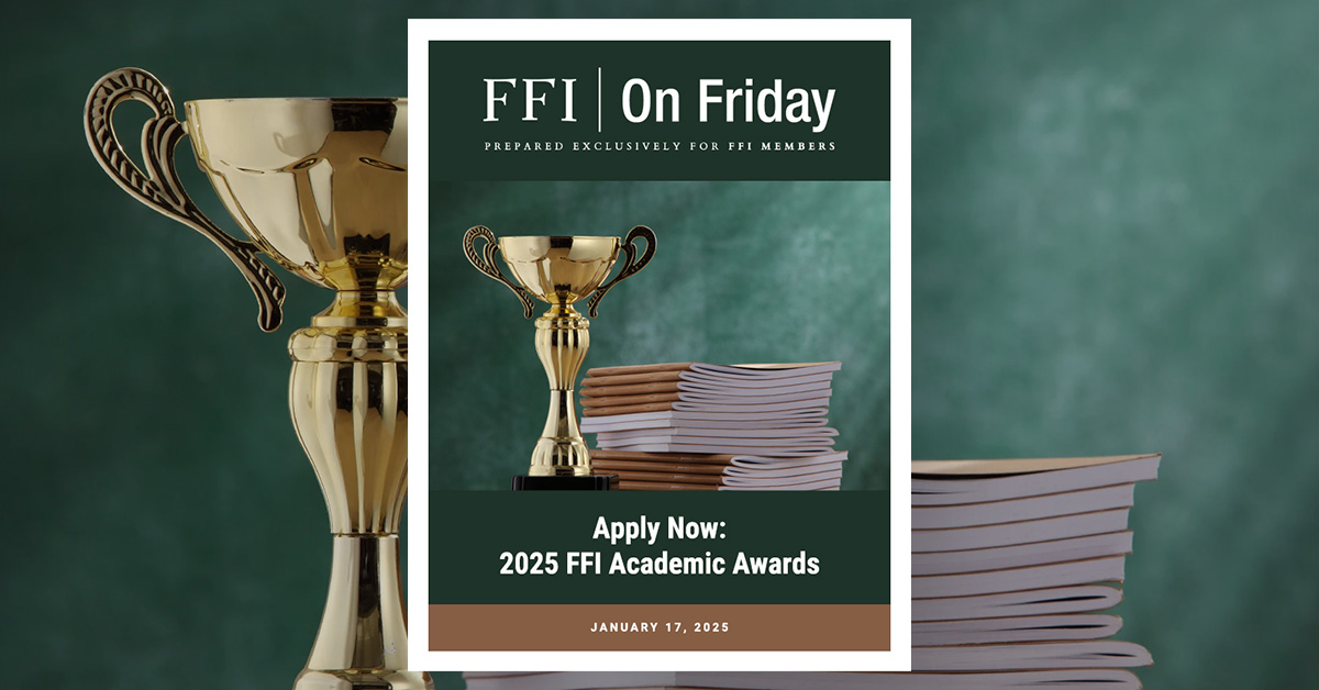 Apply Now: 2025 FFI Academic Awards