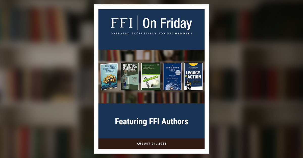Featuring FFI Authors
